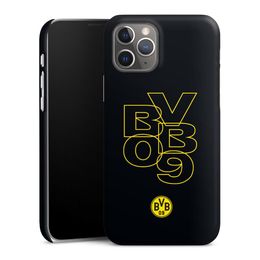 DeinDesign iPhone 12 Pro Handy Premium Case Smartphone Handyh&uuml;lle Schutzh&uuml;lle matt Bvb Lettering Official Licensed Product Premium Case