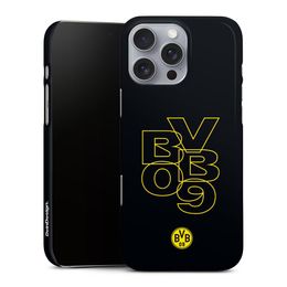 DeinDesign iPhone 16 Pro Max Handy Premium Case Smartphone Handyh&uuml;lle Schutzh&uuml;lle gl&auml;nzend Bvb Lettering Official Licensed Product Premium Case