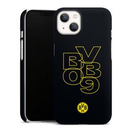 DeinDesign iPhone 13 Handy Premium Case Smartphone Handyh&uuml;lle Schutzh&uuml;lle matt Bvb Lettering Official Licensed Product Premium Case