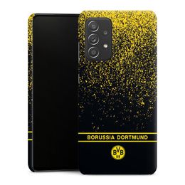 DeinDesign Galaxy A52s 5G Handy Premium Case Smartphone Handyh&uuml;lle Schutzh&uuml;lle matt Bvb Ombre Borussia Dortmund Premium Case