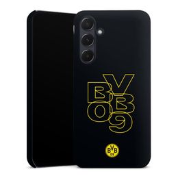 DeinDesign Galaxy A55 5G Handy Premium Case Smartphone Handyh&uuml;lle Schutzh&uuml;lle matt Bvb Lettering Official Licensed Product Premium Case