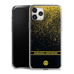 DeinDesign iPhone 11 Pro Max Handy Silikon H&uuml;lle Case transparent Handyh&uuml;lle Ombre Borussia Dortmund Bvb Silikon Case