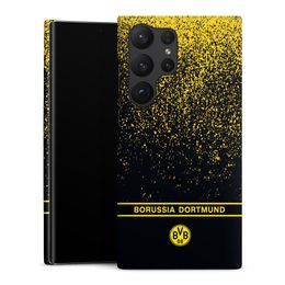 DeinDesign Galaxy S23 Ultra Handy Premium Case Smartphone Handyh&uuml;lle Schutzh&uuml;lle matt Ombre Borussia Dortmund Bvb Premium Case