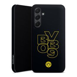 DeinDesign Galaxy A35 5G Handy Premium Case Smartphone Handyh&uuml;lle Schutzh&uuml;lle matt Bvb Lettering Official Licensed Product Premium Case