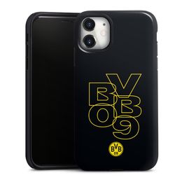 DeinDesign iPhone 11 Handy Panzer Handyh&uuml;lle robuste Outdoor H&uuml;lle Schutzh&uuml;lle gl&auml;nzend Official Licensed Product Lettering Bvb Tough Case
