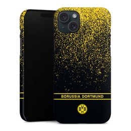 DeinDesign iPhone 15 Plus Handy Premium Case Smartphone Handyh&uuml;lle Schutzh&uuml;lle gl&auml;nzend Ombre Borussia Dortmund Bvb Premium Case