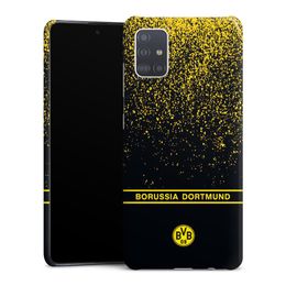 DeinDesign Galaxy A51 Handy Premium Case Smartphone Handyh&uuml;lle Schutzh&uuml;lle gl&auml;nzend Ombre Borussia Dortmund Bvb Premium Case