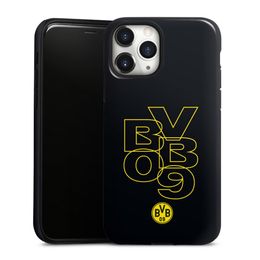 DeinDesign iPhone 11 Pro Handy Panzer Handyh&uuml;lle robuste Outdoor H&uuml;lle Schutzh&uuml;lle gl&auml;nzend Lettering Official Licensed Product Bvb Tough Case