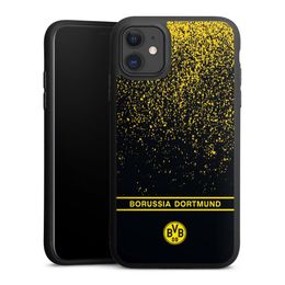 DeinDesign iPhone 11 Handy Premium Silikon H&uuml;lle Handyh&uuml;lle schwarz Case Bvb Ombre Borussia Dortmund Silikon Premium Case