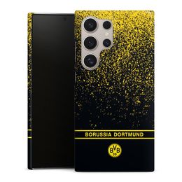 DeinDesign Galaxy S24 Ultra Handy Premium Case Smartphone Handyh&uuml;lle Schutzh&uuml;lle gl&auml;nzend Ombre Borussia Dortmund Bvb Premium Case