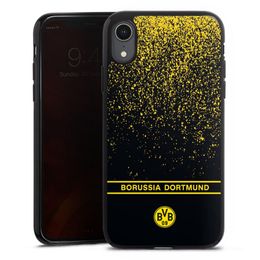 DeinDesign iPhone Xr Handy Silikon H&uuml;lle Case schwarz Handyh&uuml;lle Ombre Borussia Dortmund Bvb