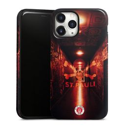 DeinDesign iPhone 11 Pro Handy Panzer Handyh&uuml;lle robuste Outdoor H&uuml;lle Schutzh&uuml;lle gl&auml;nzend Official Licensed Product Fc St. Pauli Tough Case