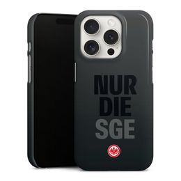 DeinDesign iPhone 15 Pro Handy Premium Case Smartphone Handyh&uuml;lle Schutzh&uuml;lle gl&auml;nzend Eintracht Frankfurt Sge Official Licensed Product Premium Case