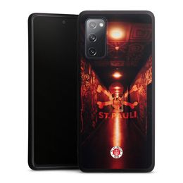DeinDesign Galaxy S20 FE 5G Handy Premium Silikon H&uuml;lle Handyh&uuml;lle schwarz Case Official Licensed Product Fc St. Pauli Silikon Premium Case