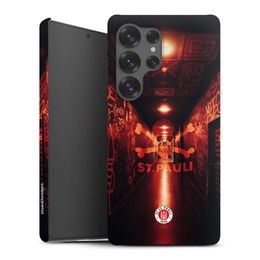 DeinDesign Galaxy S25 Ultra Handy Premium Case Smartphone Handyh&uuml;lle Schutzh&uuml;lle matt Fc St. Pauli Official Licensed Product Premium Case