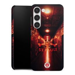 DeinDesign Galaxy S23 Handy Premium Case Smartphone Handyh&uuml;lle Schutzh&uuml;lle matt Fc St. Pauli Official Licensed Product Premium Case