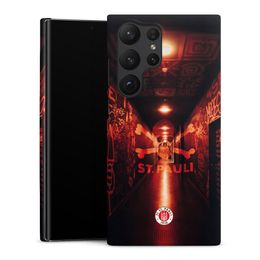 DeinDesign Galaxy S23 Ultra Handy Premium Case Smartphone Handyh&uuml;lle Schutzh&uuml;lle matt Fc St. Pauli Official Licensed Product Premium Case
