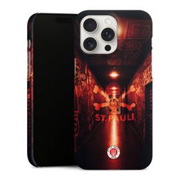 DeinDesign iPhone 15 Pro Max Handy Premium Case Smartphone Handyh&uuml;lle Schutzh&uuml;lle matt Fc St. Pauli Official Licensed Product Premium Case