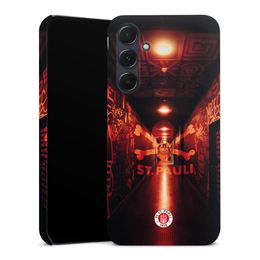 DeinDesign Galaxy A55 5G Handy Premium Case Smartphone Handyh&uuml;lle Schutzh&uuml;lle matt Fc St. Pauli Official Licensed Product Premium Case