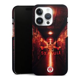 DeinDesign iPhone 14 Pro Handy Premium Case Smartphone Handyh&uuml;lle Schutzh&uuml;lle matt Fc St. Pauli Official Licensed Product Premium Case