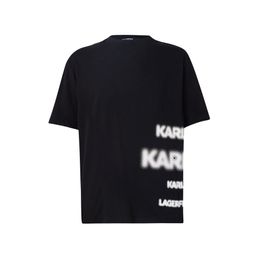 K by KARL LAGERFELD Karl Lagerfeld T-Shirt Herren Gr&ouml;&szlig;e L schwarz / wei&szlig;
