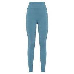 Leggings Plein Sport "Logo", Damen, Gr. XXL, US-Gr&ouml;&szlig;en, blau (18, petrol), Obermaterial: 53% Polyamid, 37% Polyester, 10% Elasthan, Hosen Leggings