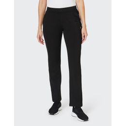 Sweathose Joy Sportswear "SWEATHOSE SINA", Damen, Gr. 36, N-Gr, schwarz, Obermaterial: 70% Baumwolle, 25% Polyester, 5% Elasthan, Hosen Sweathose
