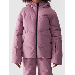 Skijacke 4F, M&auml;dchen, Gr. 164, rosa, Obermaterial: 100% Polyester. Futter: 100% Polyester. Wattierung: 100% Polyester, unifarben, hoch geschlossener Ausschnitt, eingesetzt,weit eingefasste Kante, Jacken Skijacke, Winterjacke
