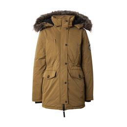 Superdry & Co Parka 'ASHLEY EVEREST' Damen Gr&ouml;&szlig;e L khaki / schwarz / wei&szlig; Winterjacke