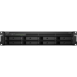 Synology NAS-Server "RS1221RP+ 8-Bay NAS-Rackmount", silber (schwarz, silberfarben), 4 GB, NAS-Server, NAS-Server