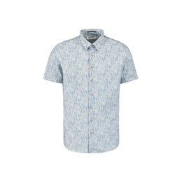 NO EXCESS Hemd Herren Gr&ouml;&szlig;e M taubenblau / hellblau / offwhite