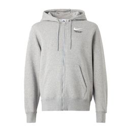 Nike Sportswear Sweatjacke 'CLUB' Herren Gr&ouml;&szlig;e XS graumeliert