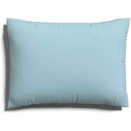 Kissenbezug Schlafgut "EASY JERSEY Kissenh&uuml;lle 100% Baumwolle, weicher Edel-Jersey, b&uuml;gelfrei", blau (blau light), B:40cm L:60cm, Jersey, Obermaterial: 100% Baumwolle, Kissenbez&uuml;ge, Kissenbezug, mit farblich angepasstem Rei&szlig;verschluss, pflegeleicht, formstabil