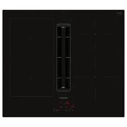 Siemens Kochfeld mit Dunstabzug "ED611BS16E", Energieeffizienz: B (A+++-D), schwarz, B:59,2cm H:22,3cm T:52,2cm, Kochfelder, mit Flachkanal