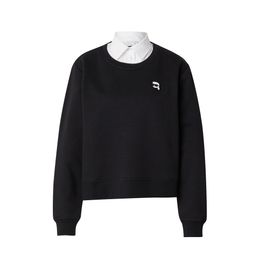 K by KARL LAGERFELD Karl Lagerfeld Sweatshirt 'IKON' Damen Gr&ouml;&szlig;e XL schwarz / offwhite
