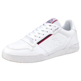 Sneaker Kappa, Damen, Gr. 36, wei&szlig; (wei&szlig;, rot), Synthetik, Textil, kontrastfarbene Details, Schuhe Sneaker
