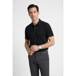 Poloshirt OLYMP "Casual", Herren, Gr. S, schwarz, Piqu&eacute;, Obermaterial: 100% Baumwolle, Shirts