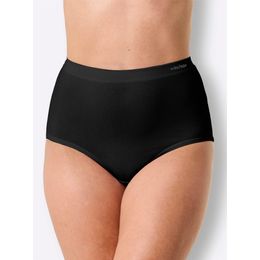 w&auml;schepur Taillenslip W&Auml;SCHEPUR, Damen, Gr. 44, 4 Stk., schwarz, 95% Baumwolle, 5% Elasthan, Unterhosen Taillenslip