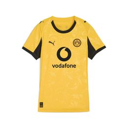 Trainingsshirt Puma "Borussia Dortmund 25/26 Cup Trikot Damen", Damen, Gr. M, gelb sizzle schwarz, 100% Polyester, regular fit, Rundhals, Shirts