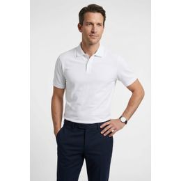 Poloshirt OLYMP "Casual", Herren, Gr. L, wei&szlig;, Piqu&eacute;, Obermaterial: 100% Baumwolle, Shirts