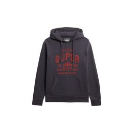 Superdry & Co Sweatshirt Herren Gr&ouml;&szlig;e S dunkelgrau / rot