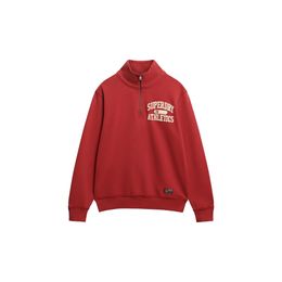 Superdry & Co Sweatshirt 'Vintage Athletic' Damen Gr&ouml;&szlig;e S beige / rot