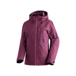 Skijacke Maier Sports "EDDA", Gr. 44, magenta, 100% Polyester, Jacken Skijacke, Damen Winterjacke wasserdicht u. atmungsaktiv