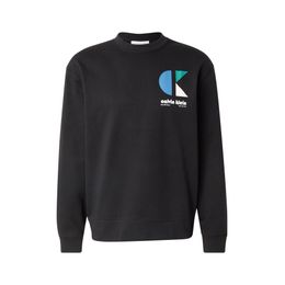 Calvin Klein Jeans Sweatshirt Herren Gr&ouml;&szlig;e XS hellblau / schilf / schwarz / wei&szlig;