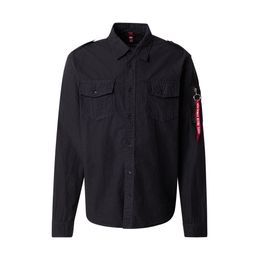 Alpha Industries Hemd 'Dragon' Herren Gr&ouml;&szlig;e XXL oliv / orange / schwarz / wei&szlig;