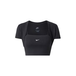 Nike Sportswear Set: Top mit Bolero Damen Gr&ouml;&szlig;e S schwarz