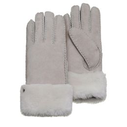 Lederhandschuhe Pearlwood "Emma", Damen, Gr. 7.5, beige, Schafsleder, unifarben, Handschuhe, Atmungsaktiv, W&auml;rmeregulierend, Wind - und Wasserabweisend