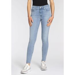 Levi's Skinny-fit-Jeans LEVI'S "310 Shaping Super Skinny", Damen, Gr. 27, L&auml;nge 28, blau (off kilter clean hem), Denim/Jeans, Obermaterial: 85% Baumwolle, 13% Polyester, 2% Elasthan, skinny fit lang, Jeans