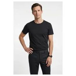 T-Shirt OLYMP "Casual", Herren, Gr. L, schwarz, Jersey, Obermaterial: 95% Baumwolle, 5% Elasthan, Basic, Rundhals, Shirts T-Shirt