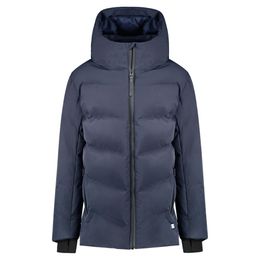 Steppjacke Cars Jeans "LONEY", Damen, Gr. M, blau (navy), Web, Obermaterial: 100% Polyester, unifarben, normal, Rippb&uuml;ndchen, Jacken Steppjacke